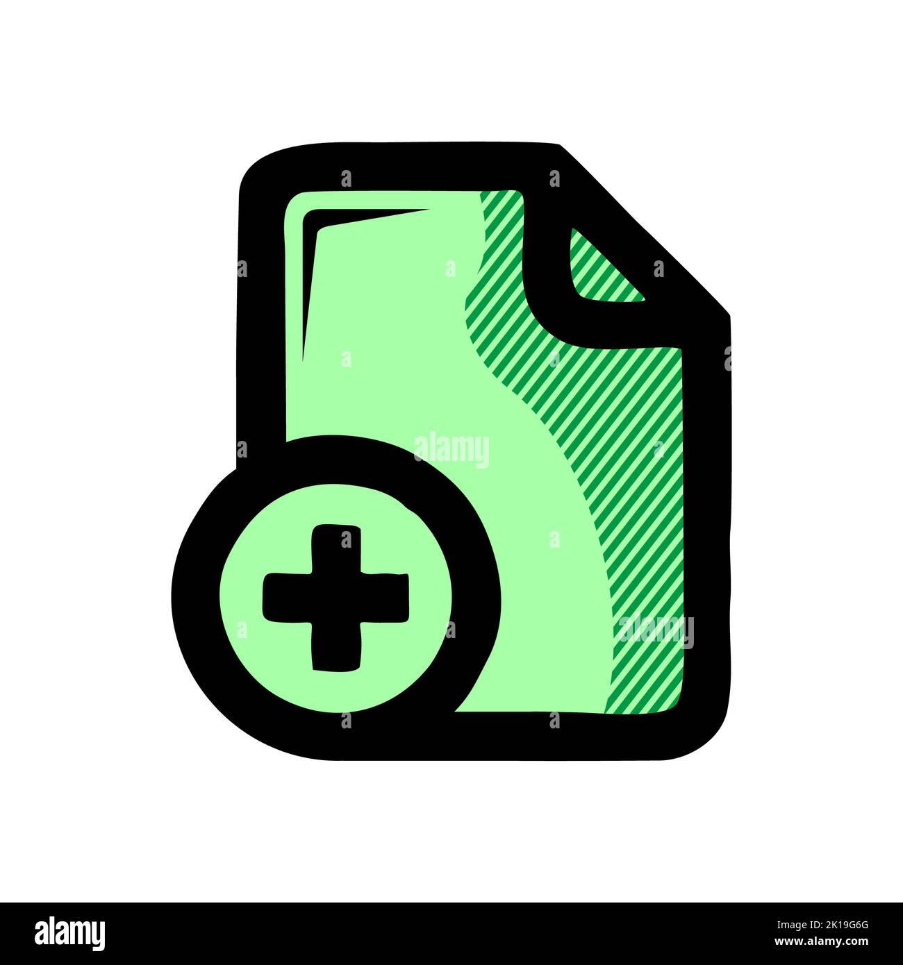 add file icon isolated on white background from miscellaneous ...