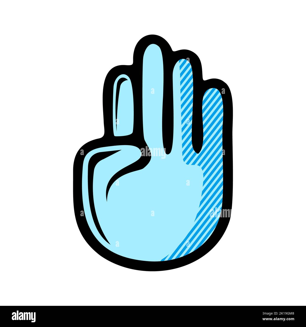 hand palm outline icon isolated on white background from body parts ...