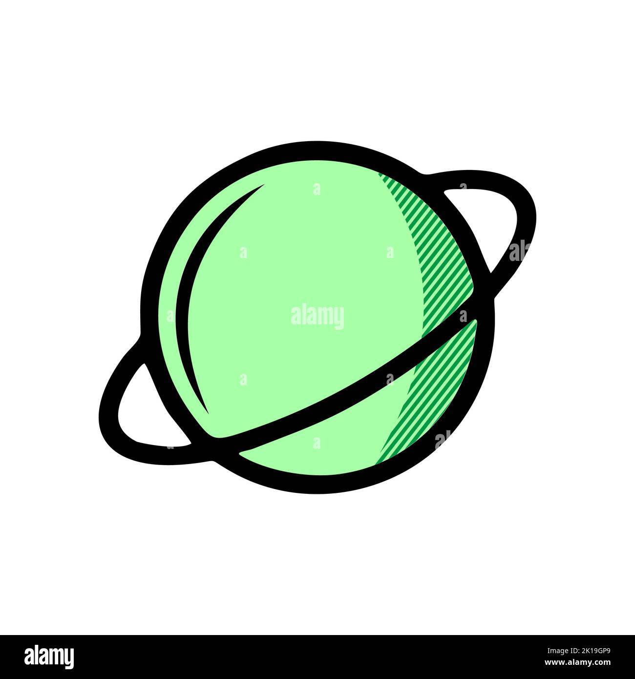 planet icon isolated on white background from space collection. planet ...