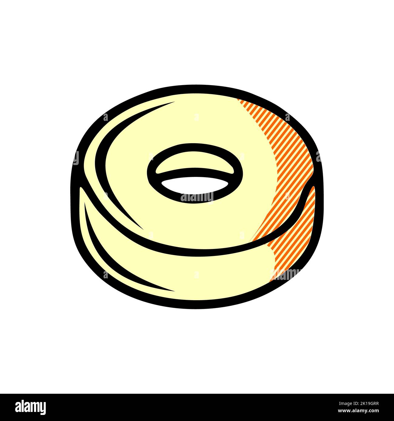 doughnut icon isolated on white background from gastronomy collection ...