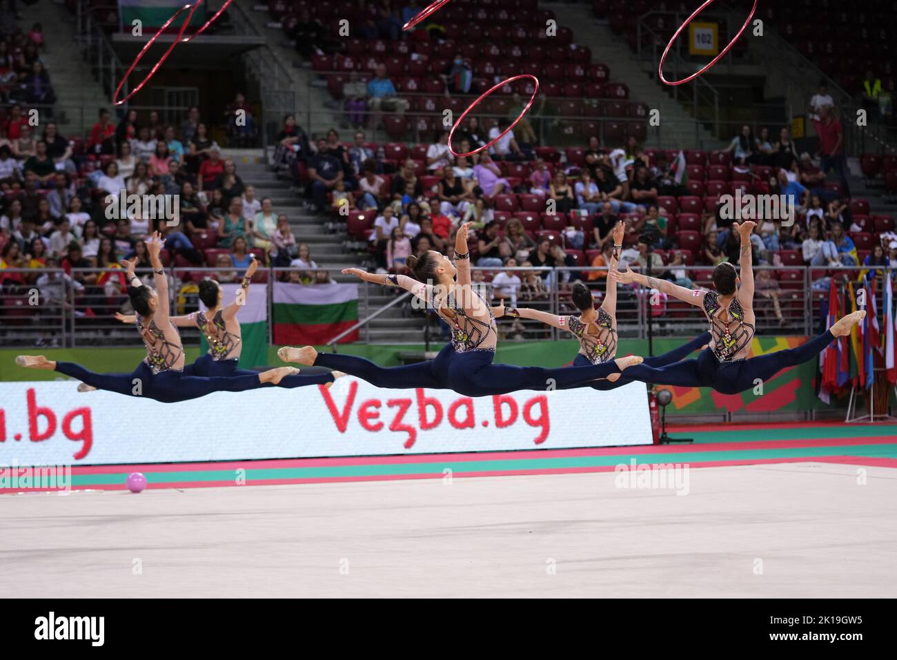 Sofia, Bulgaria. 16th Sep, 2022. GEO - Georgia Team 5 Hoops during ...