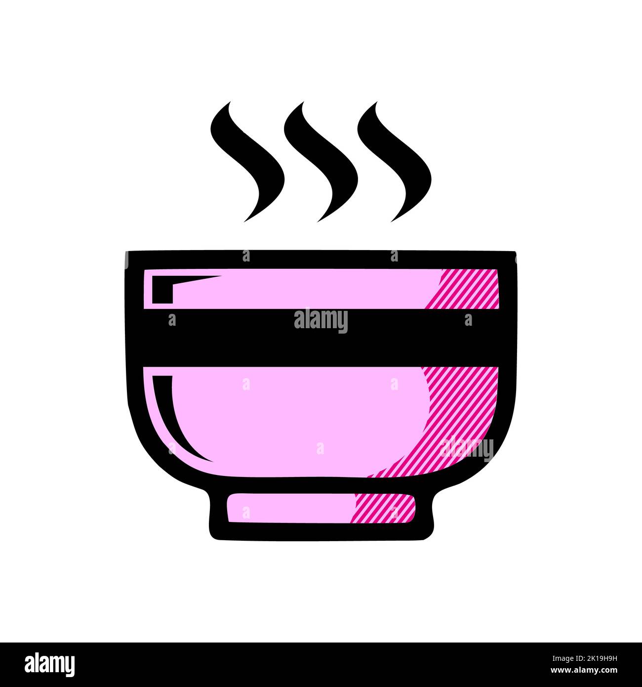 bowl icon isolated on white background from kitchenware collection ...