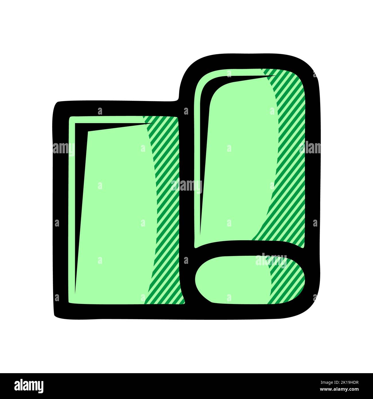 fabric icon isolated on white background from sewing collection. fabric ...