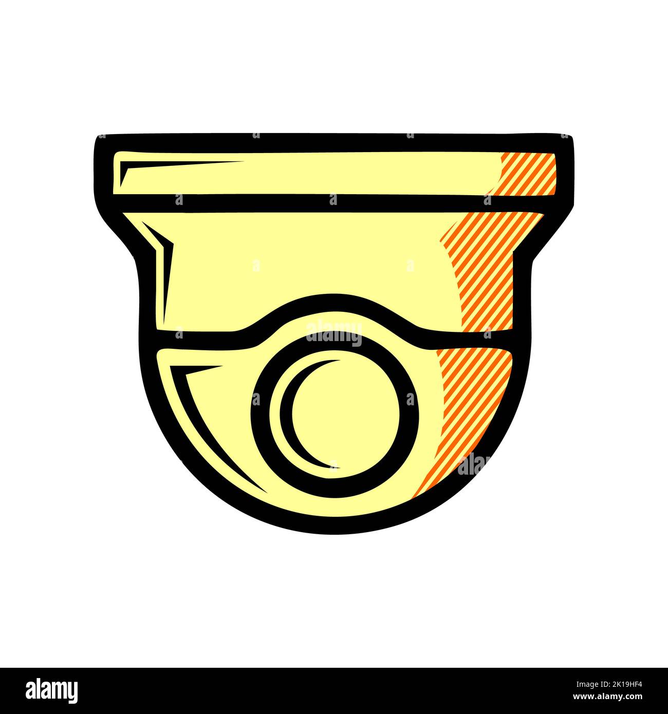 cctv icon isolated on white background from airport collection. cctv ...