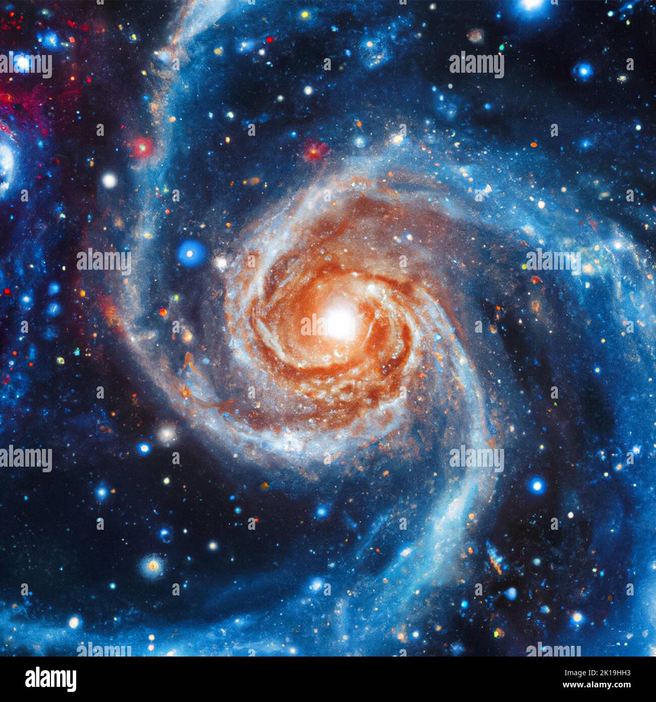 Multicolor space galaxy abstract background hi-res stock photography ...