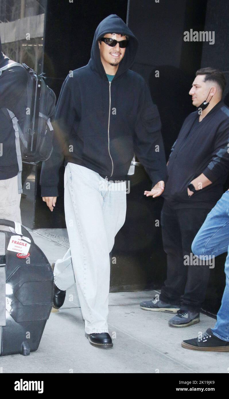 Celebrities at Good Morning America -PICTURED: Omar Apollo -LOCATION ...