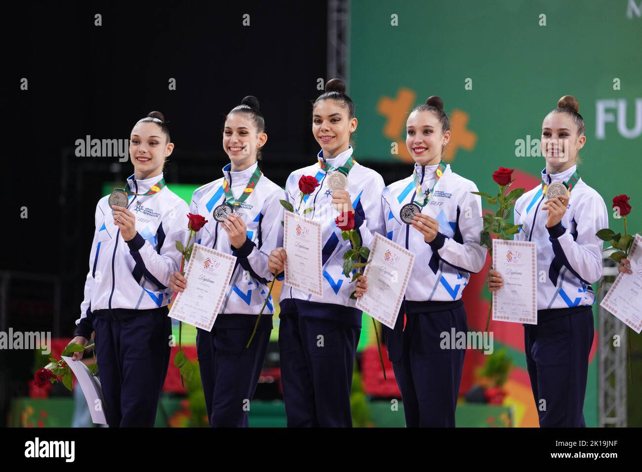 Sofia, Bulgaria. 16th Sep, 2022. Awards ISR Silver Medal during ...