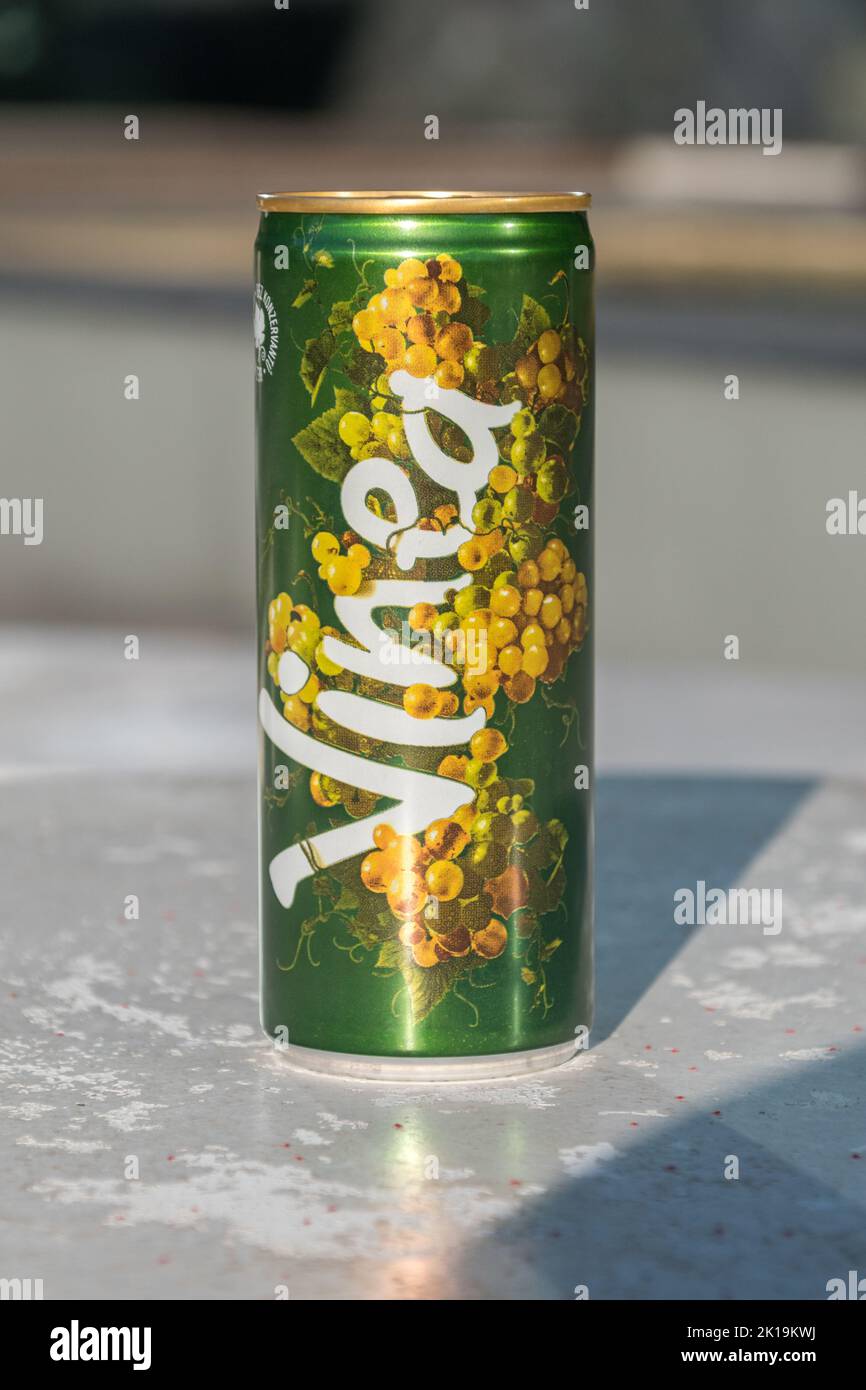 Bratislava, Slovakia - May 31, 2022: Can of Vinea soft drink Stock ...