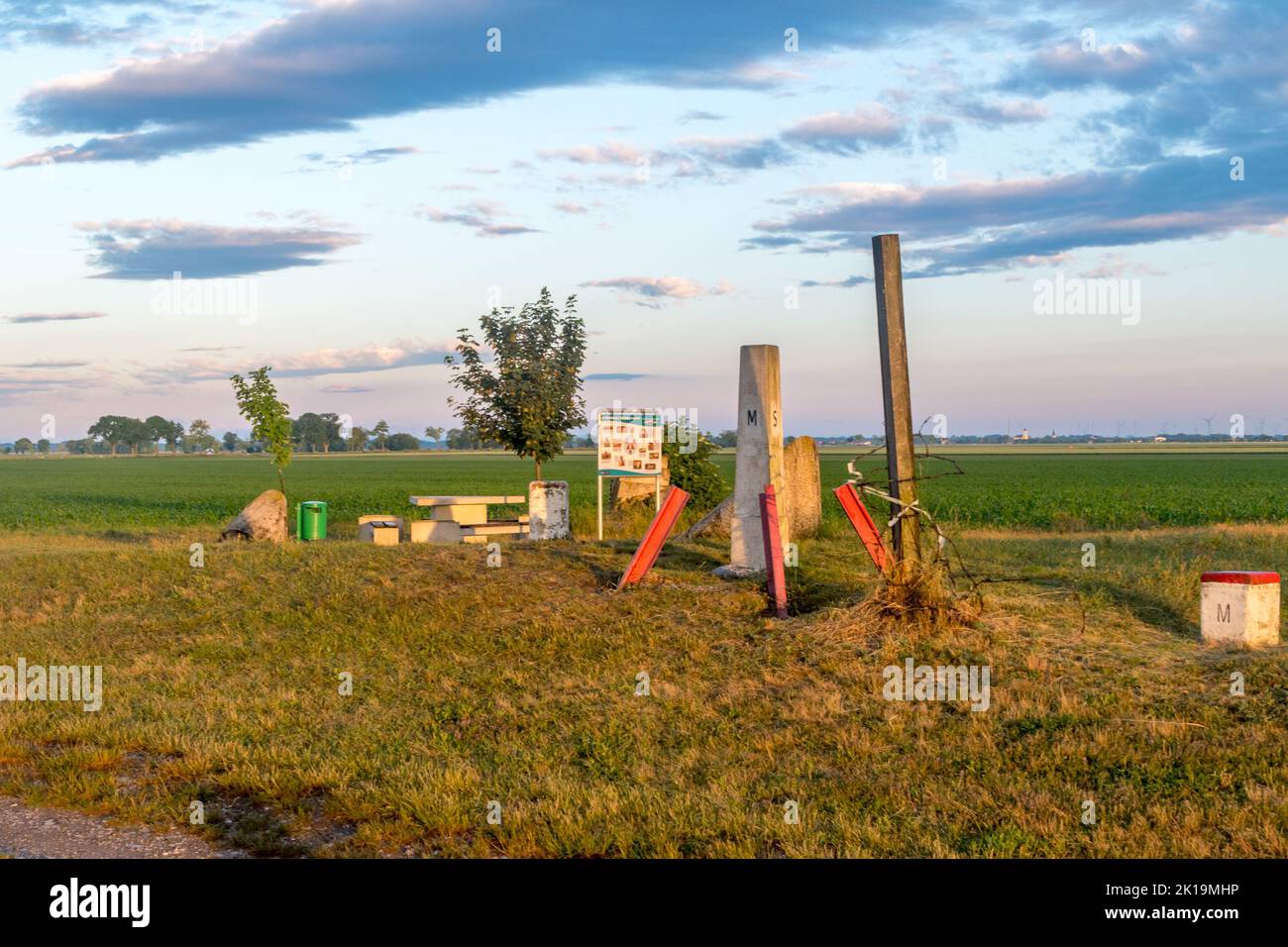 View from Hungarian site to tripoint of Hungary, Austria and Slovak ...