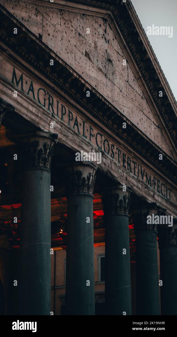 Columns at the pantheon hi-res stock photography and images - Alamy