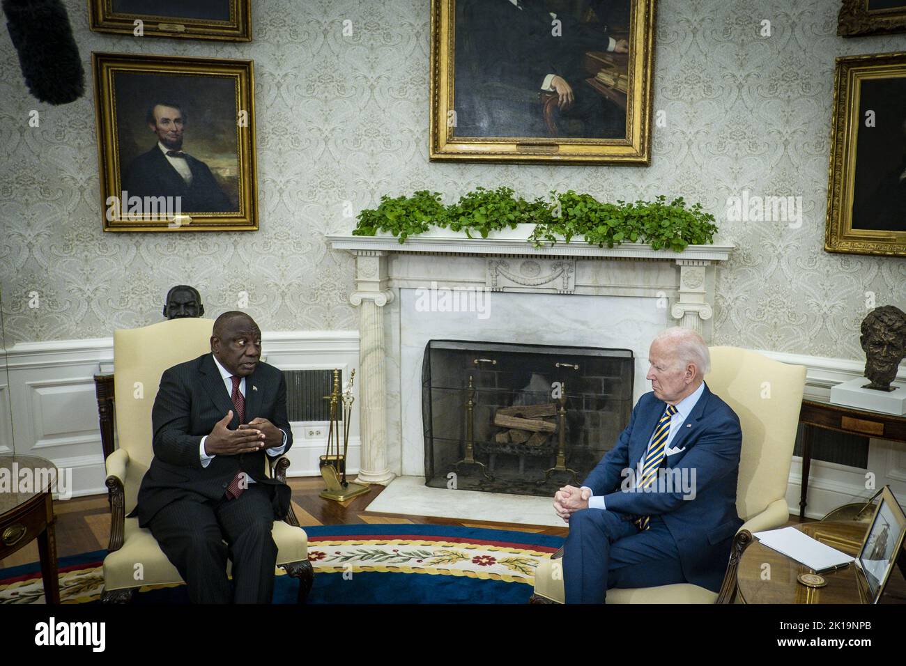 Washington DC, USA. 16th Sep, 2022. President Joseph Biden holds a ...
