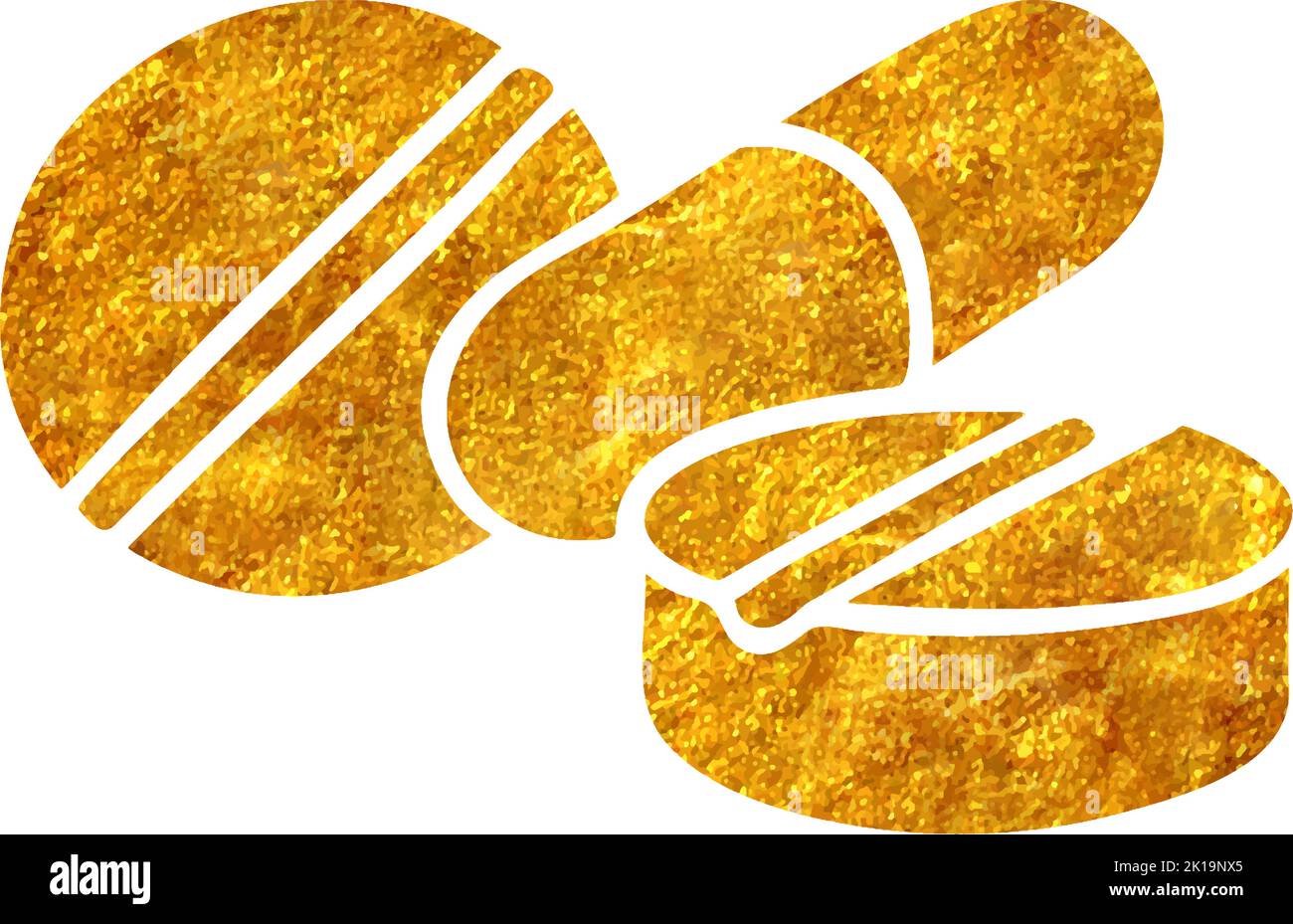 Gold pill glitter Stock Vector Images - Alamy
