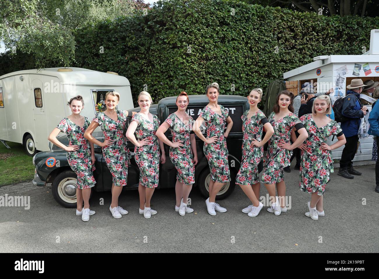 Goodwood, West Sussex, UK. 16th September 2022. 1940's style at the ...