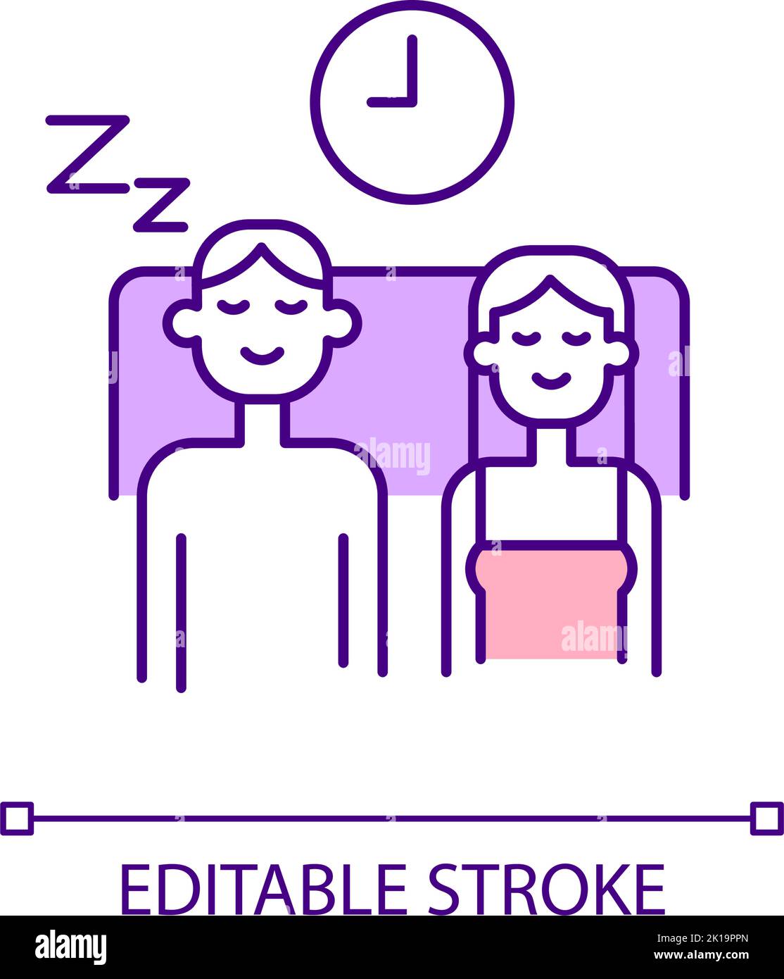 Bed partner Stock Vector Images - Alamy