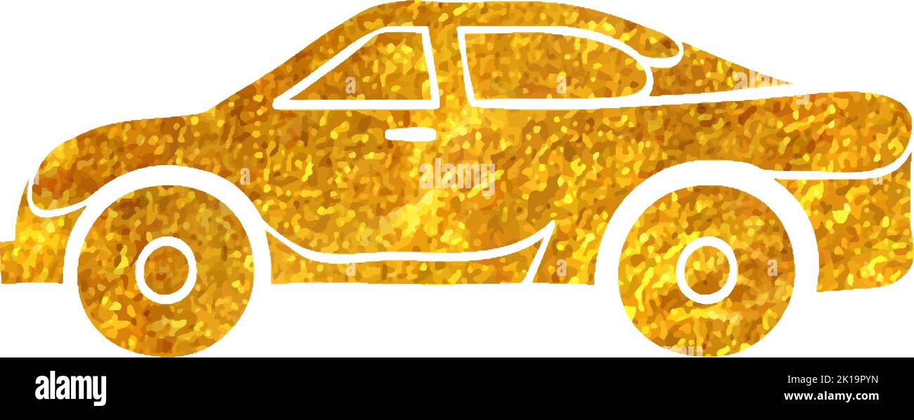 Gold car body Stock Vector Images - Alamy