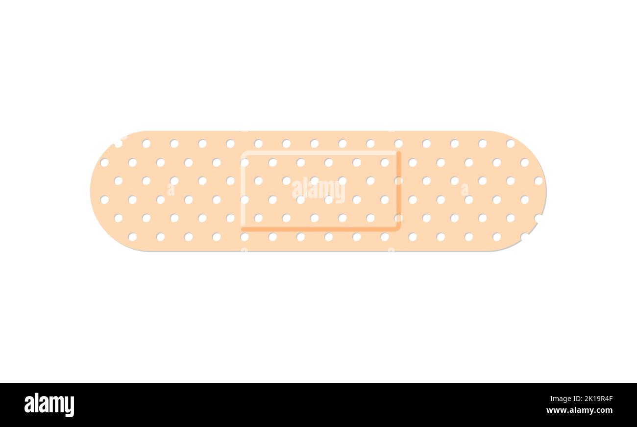 Medical plaster. First aid band plaster strip medical patch. Wound ...