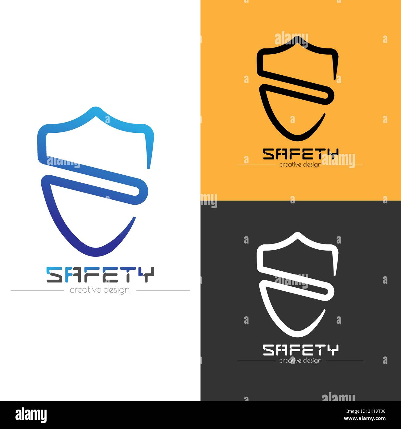 Safety. A design element for a logo, brand, sticker or label. Icon ...