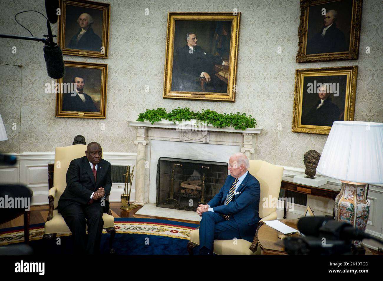 United States President Joe Biden holds a bilateral meeting with ...
