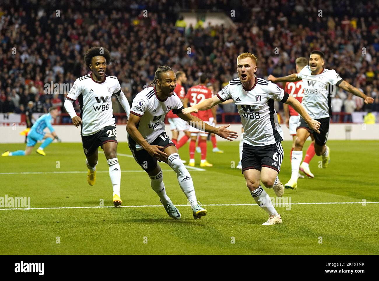 Harrison reed fulham celebrates hi-res stock photography and images - Alamy