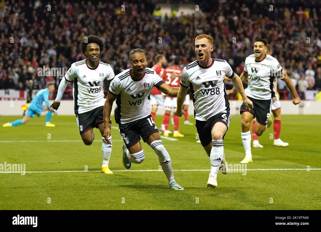 Harrison reed fulham celebrates hi-res stock photography and images - Alamy