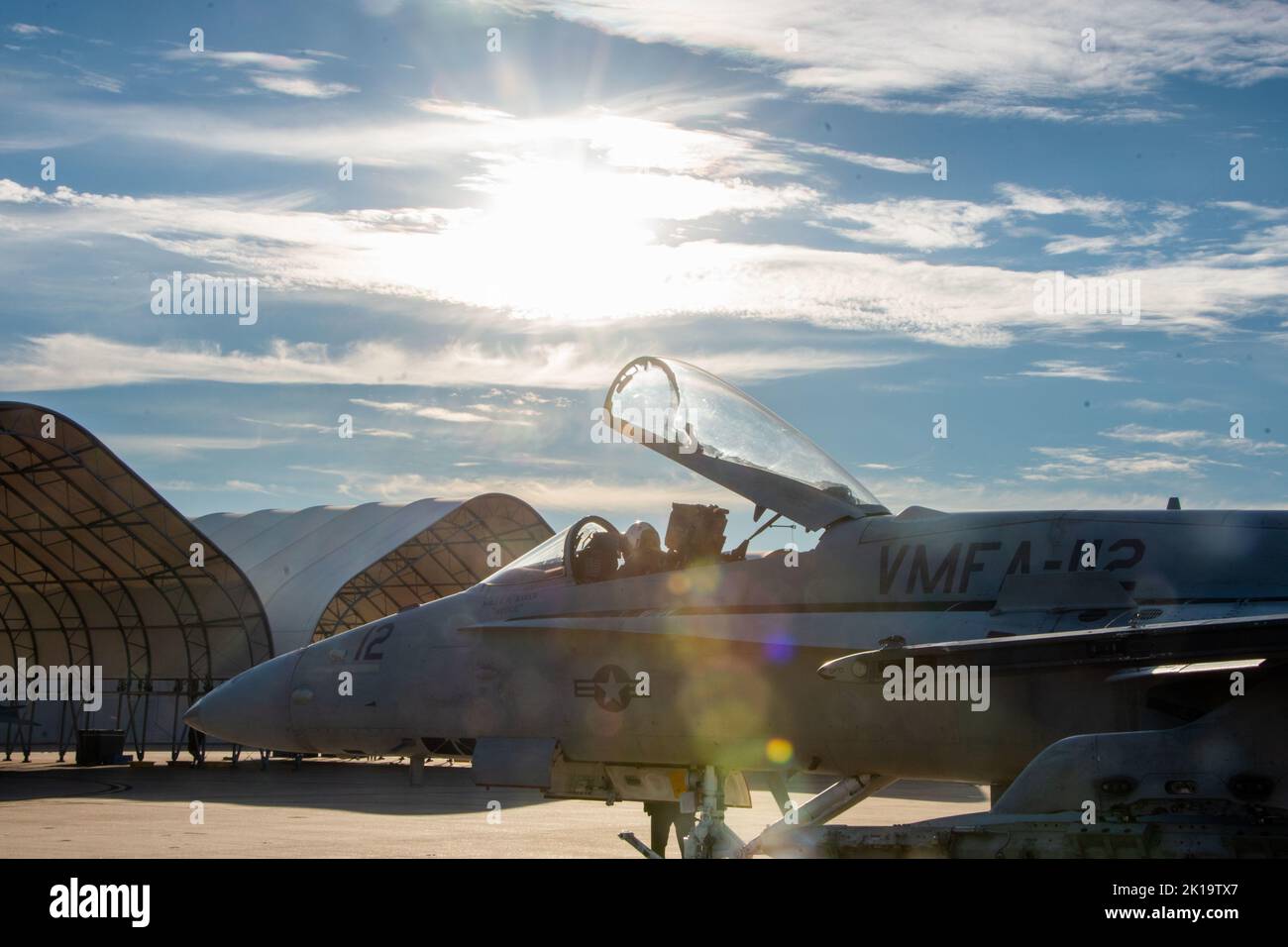 Marines attached to Marine Fighter Attack Squadron (VMFA) 112, Marine ...