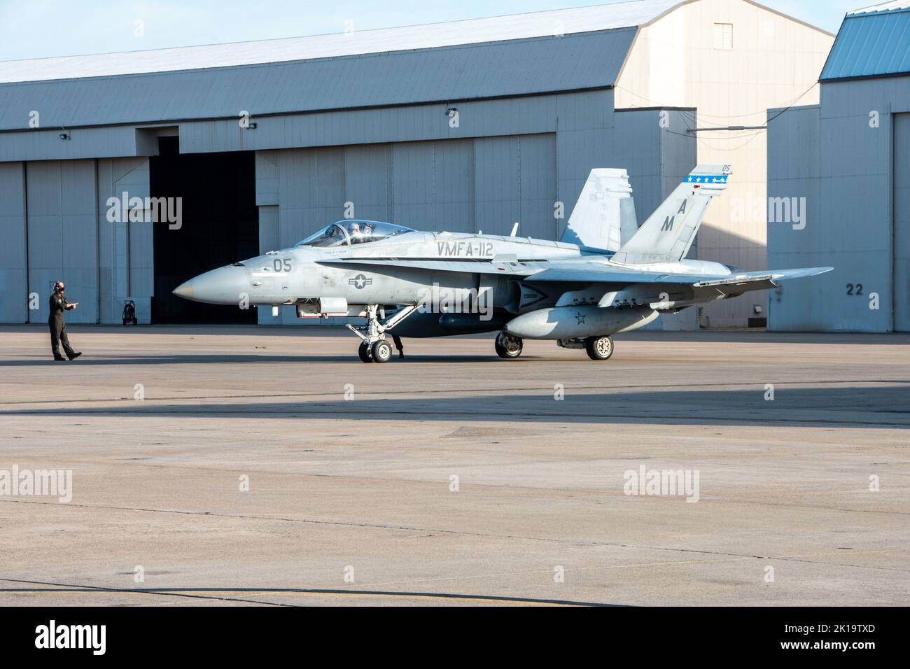 Marines attached to Marine Fighter Attack Squadron (VMFA) 112, Marine ...