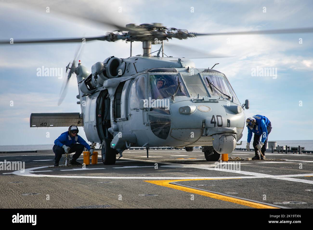 ATLANTIC OCEAN (Sept. 14, 2022) Boatswain’s Mate 3rd Class Nazir ...
