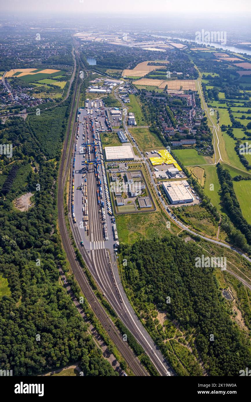 Aerial view, logport III, Samskip Multimodal Rail Terminal ...