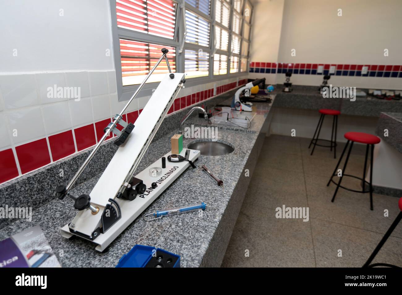 santana, bahia, brazil - september 13, 2022: laboratory of a full-time ...
