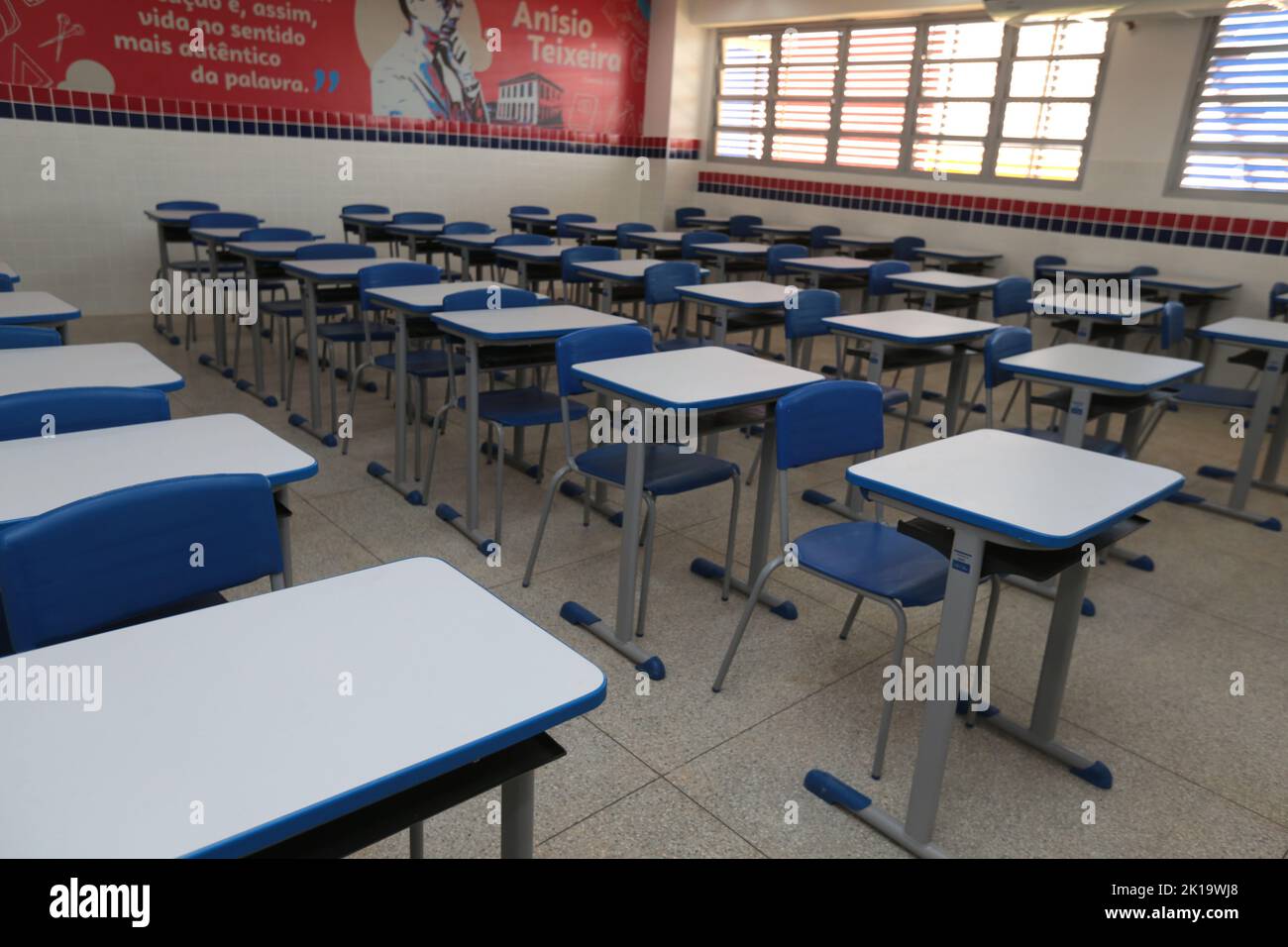 santana, bahia, brazil - september 13, 2022: classroom of a full-time ...