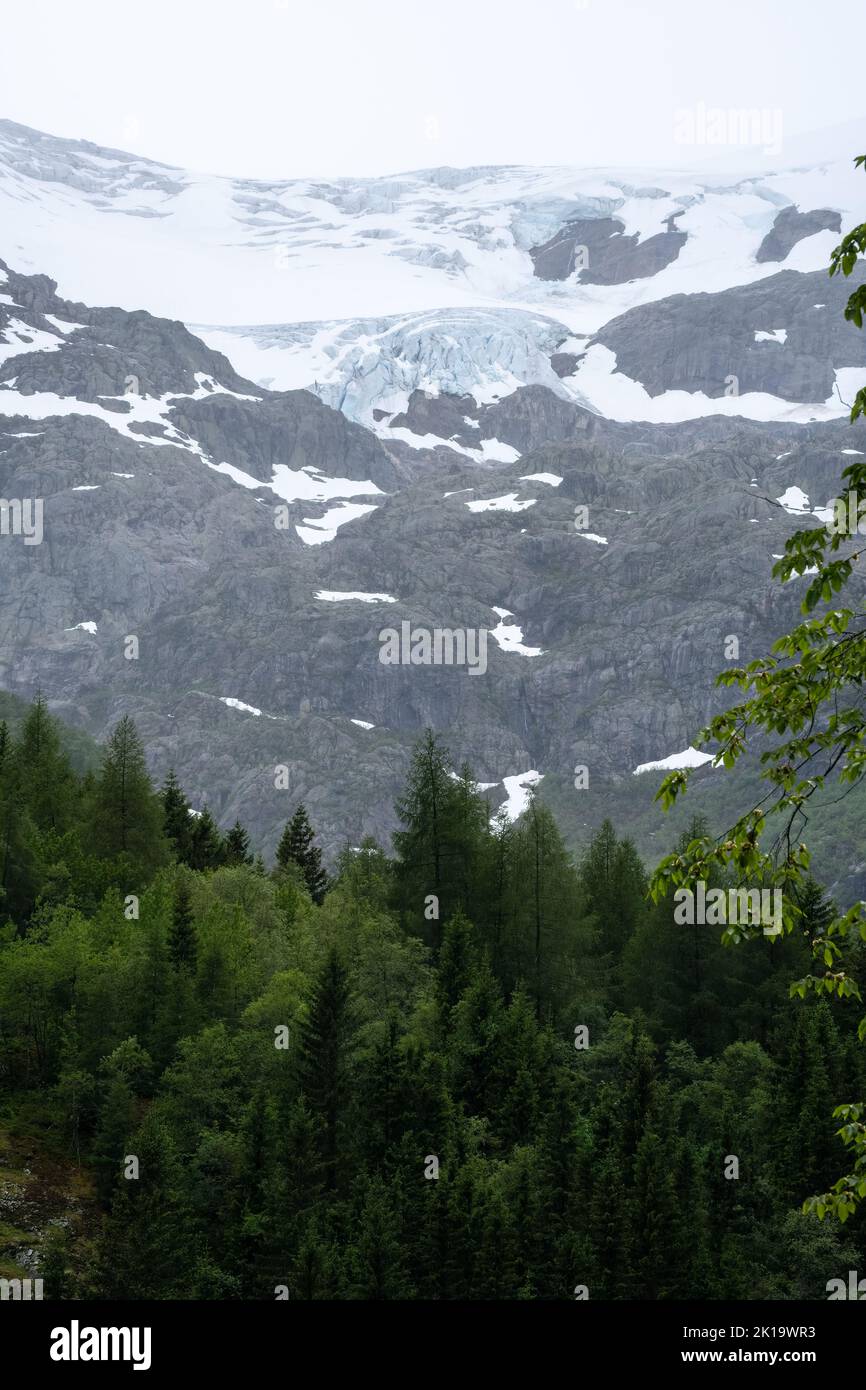 Wonderful landscapes in Norway. Vestland. Beautiful scenery of ...