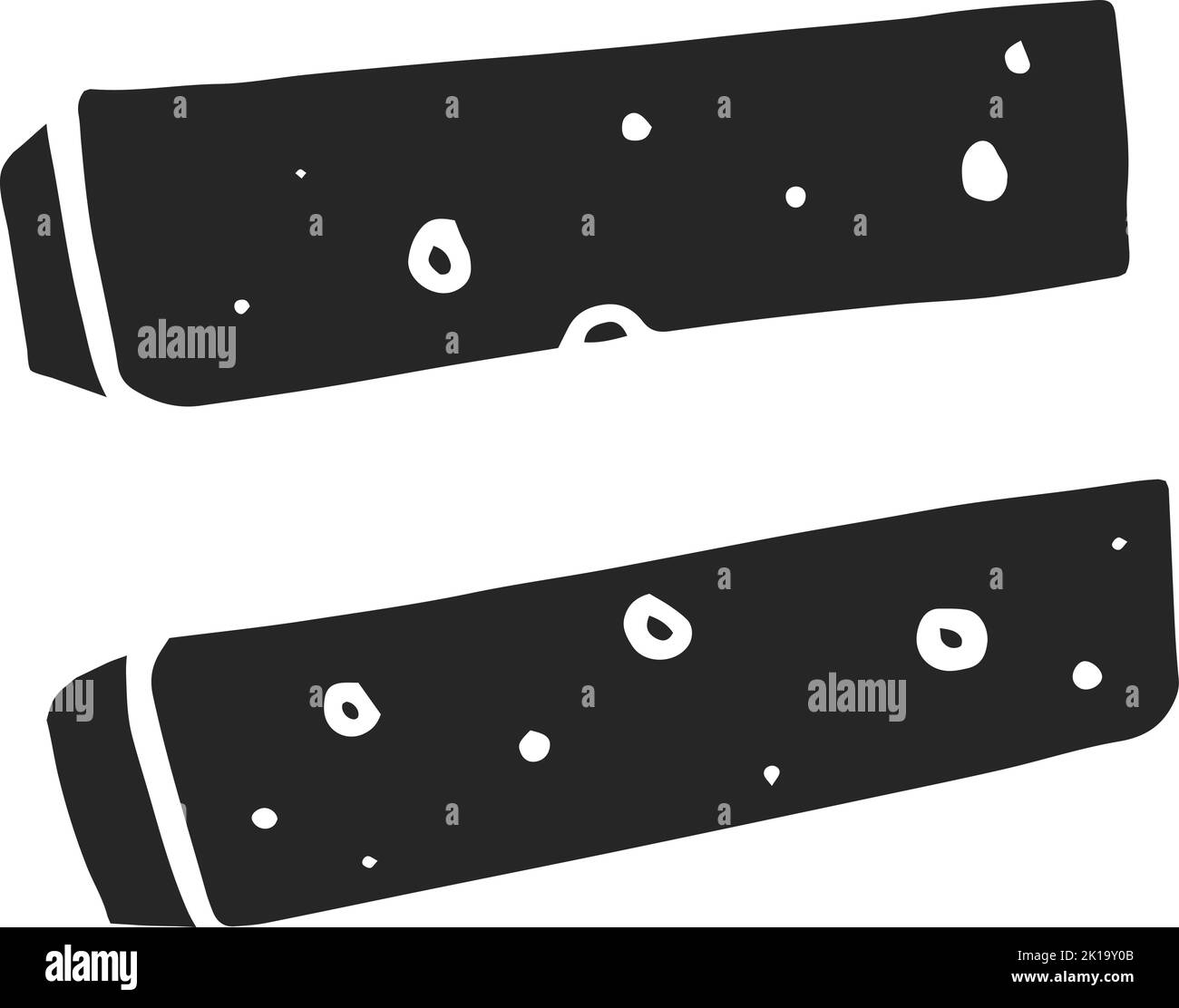 Hand drawn mathematics symbol equal vector illustration Stock Vector ...