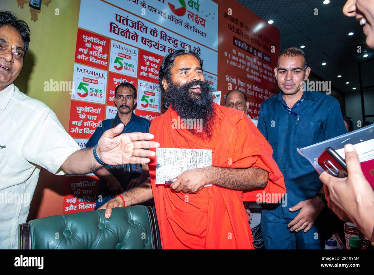 Founder and Chief Executive Officer (CEO) of Patanjali Ayurved Baba ...