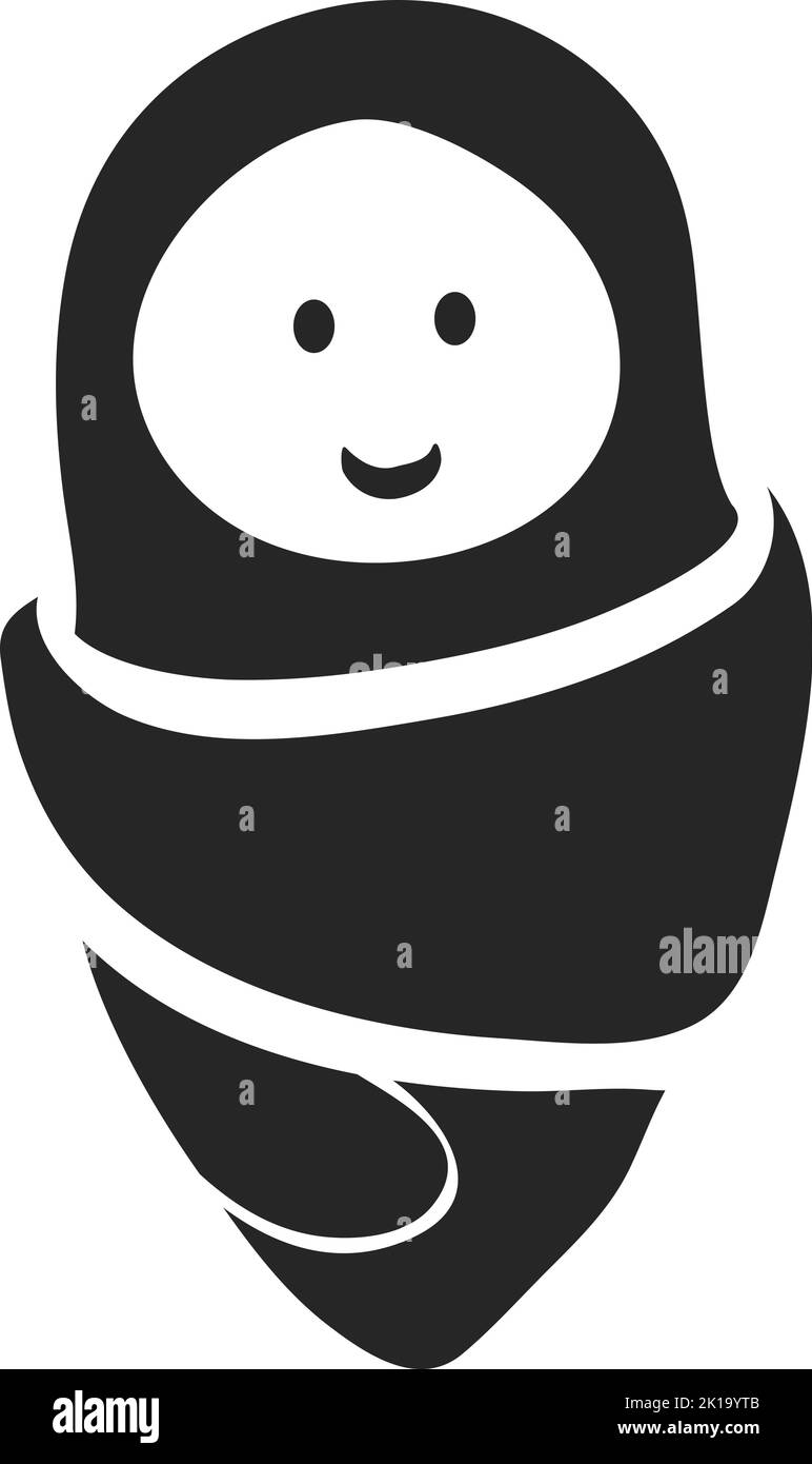 Hand drawn Newborn baby vector illustration Stock Vector Image & Art ...