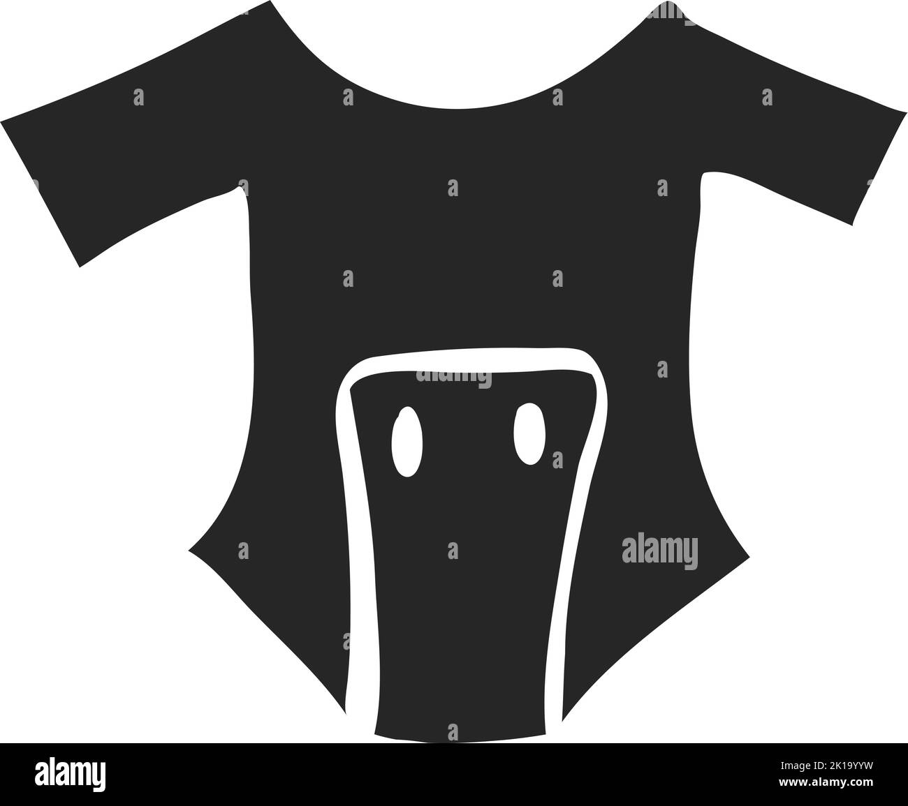 Hand drawn Baby clothes vector illustration Stock Vector Image & Art ...