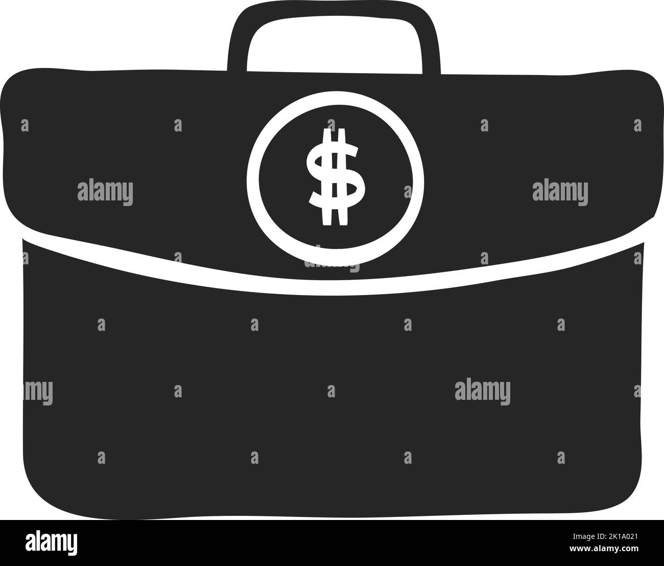 Hand drawn Briefcase vector illustration Stock Vector Image & Art - Alamy