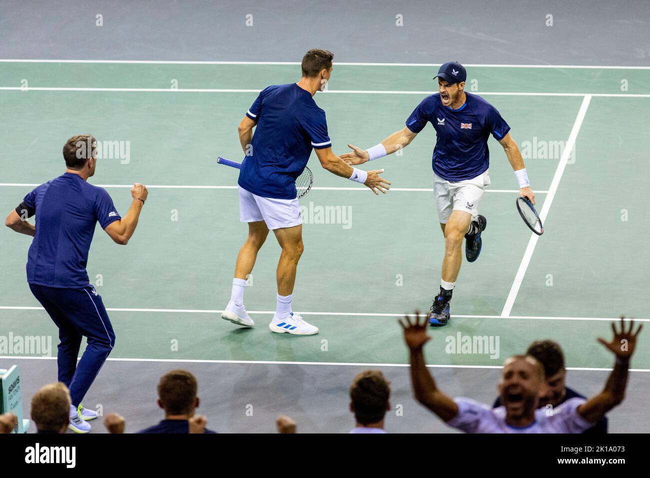 Emirates Arena, Glasgow, UK. 16th Sep, 2022. Davis Cup Tennis, Great ...