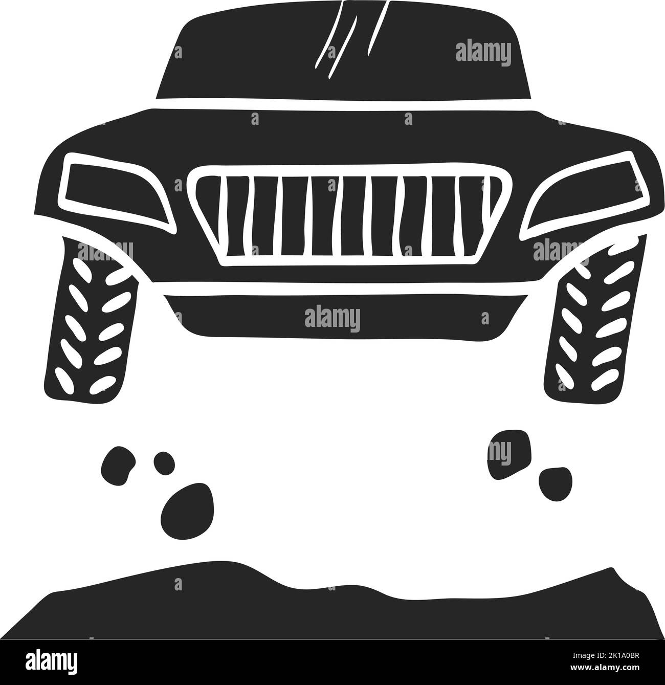 Hand drawn Rally car vector illustration Stock Vector Image & Art - Alamy