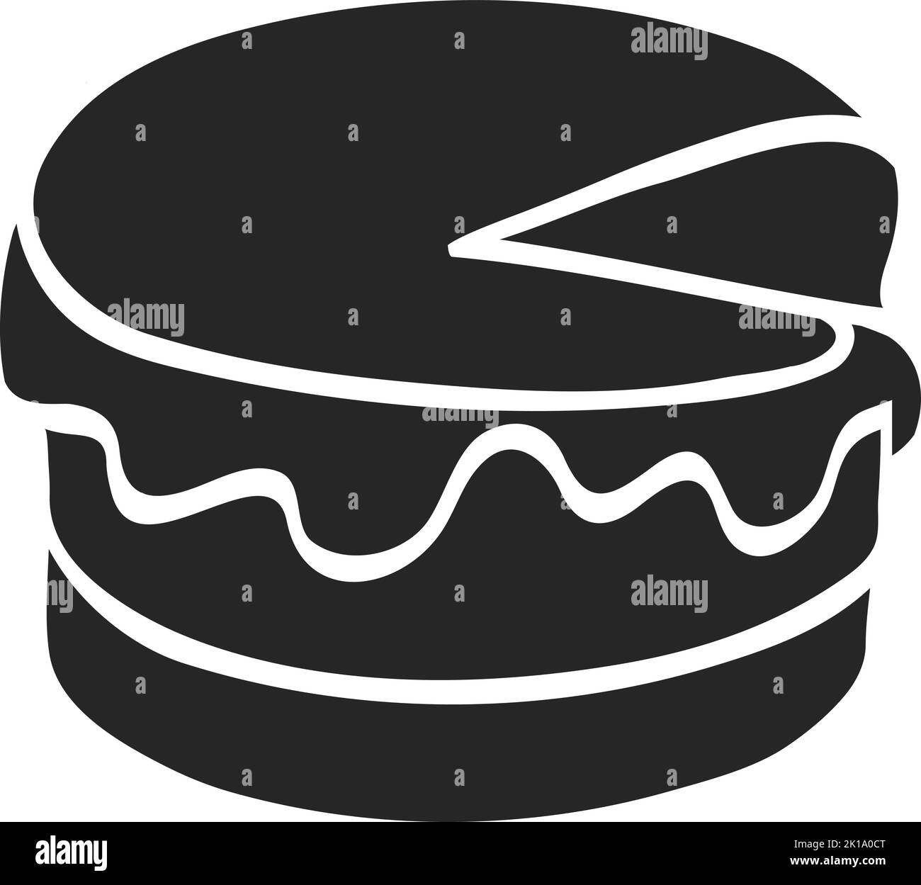 Hand drawn Cake vector illustration Stock Vector Image & Art - Alamy