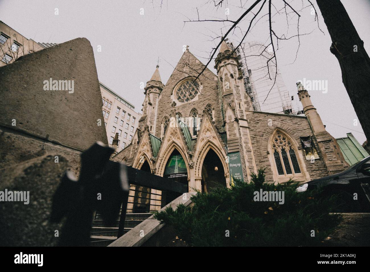 A low-angle shot of the Christ Church Cathedral Stock Photo - Alamy