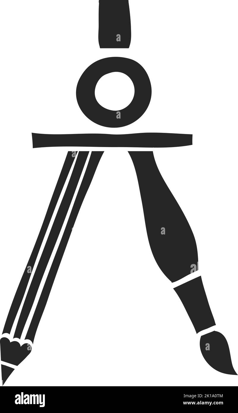 Hand drawn Compass vector illustration Stock Vector Image & Art - Alamy