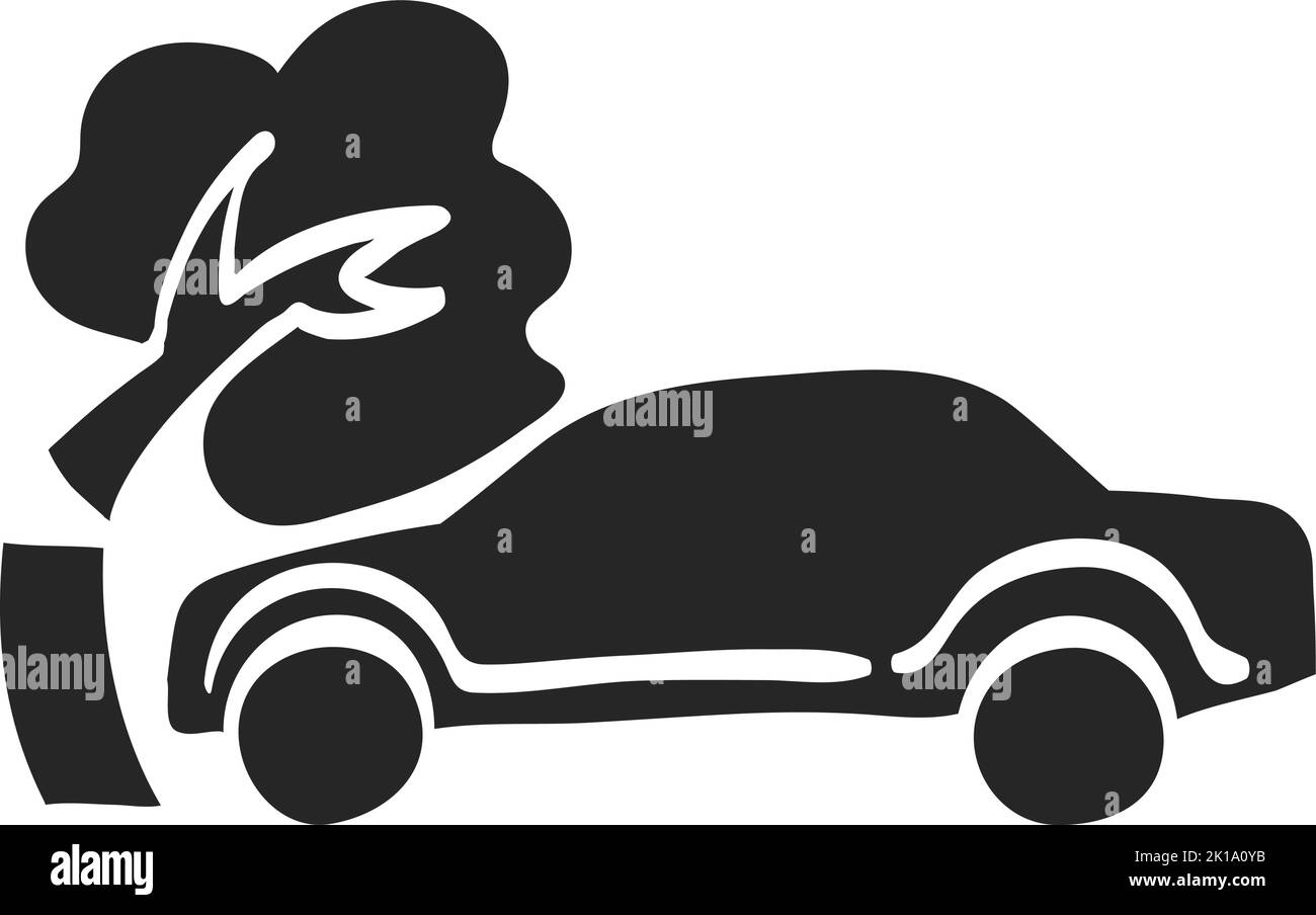 Hand drawn Car crash vector illustration Stock Vector Image & Art - Alamy