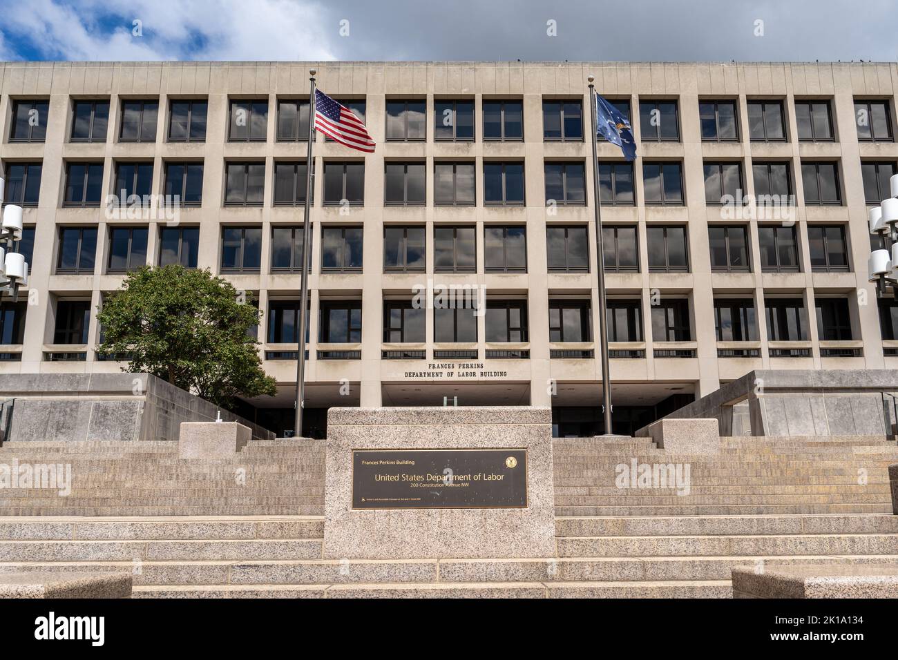 Washington, DC - Sept. 6, 2022: United States Department of Labor ...