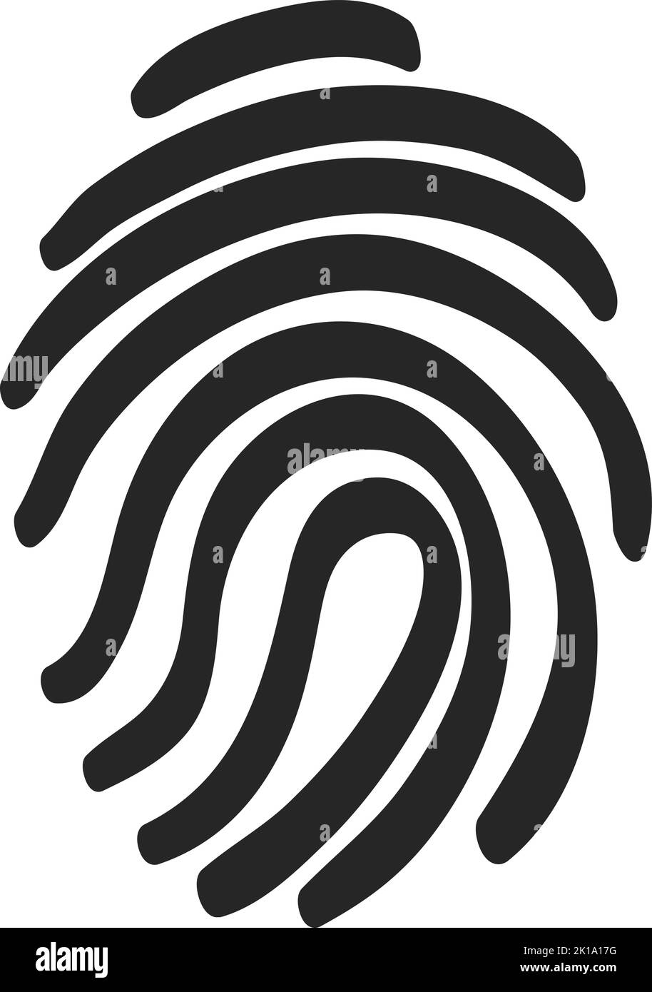 Hand drawn Fingerprint vector illustration Stock Vector Image & Art - Alamy