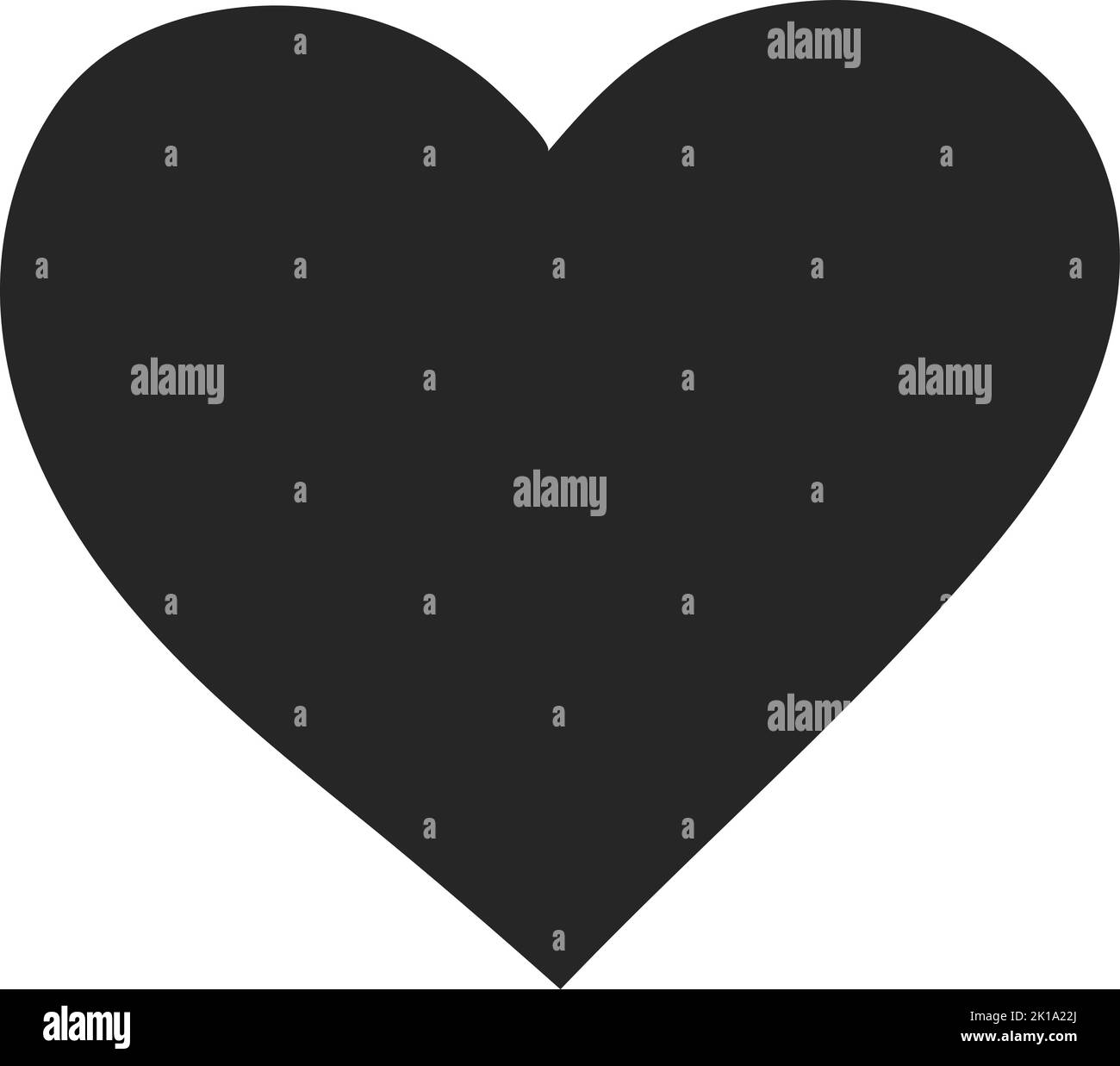 Hand drawn Heart shape icon in doodle sketch lines vector illustration ...