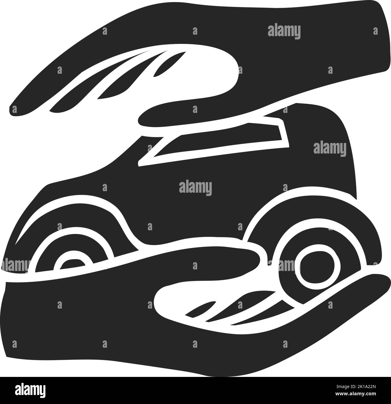 Hand drawn Hand holding car vector illustration Stock Vector Image ...