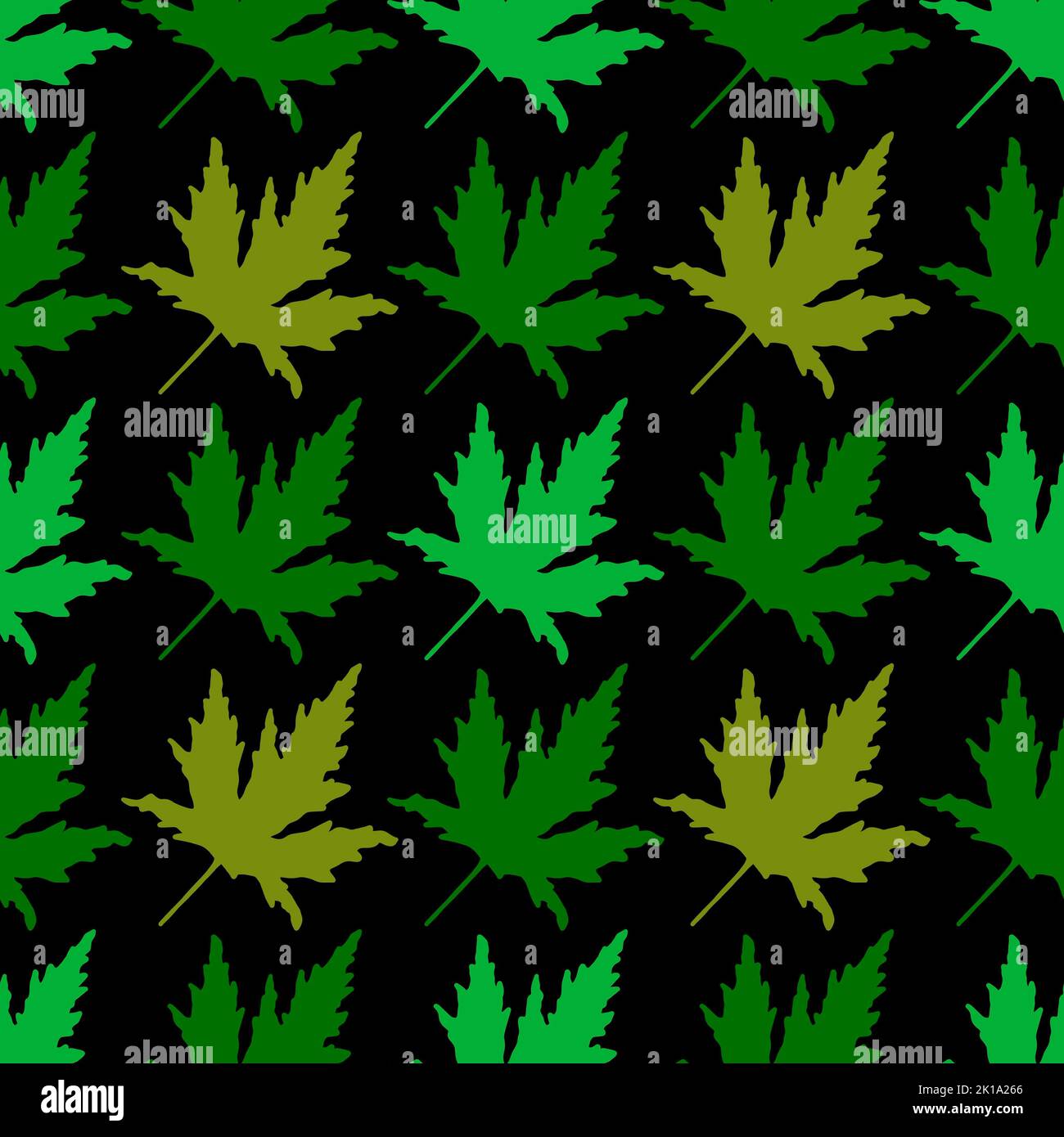 Autumn cartoon doodle seamless maple leaves pattern for wrapping paper ...