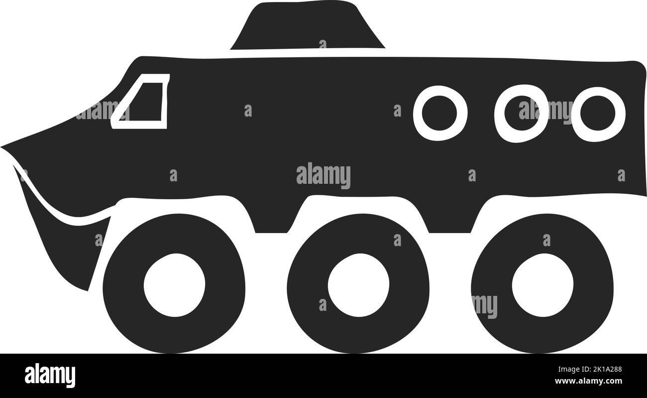 Hand drawn Armored vehicle vector illustration Stock Vector Image & Art ...