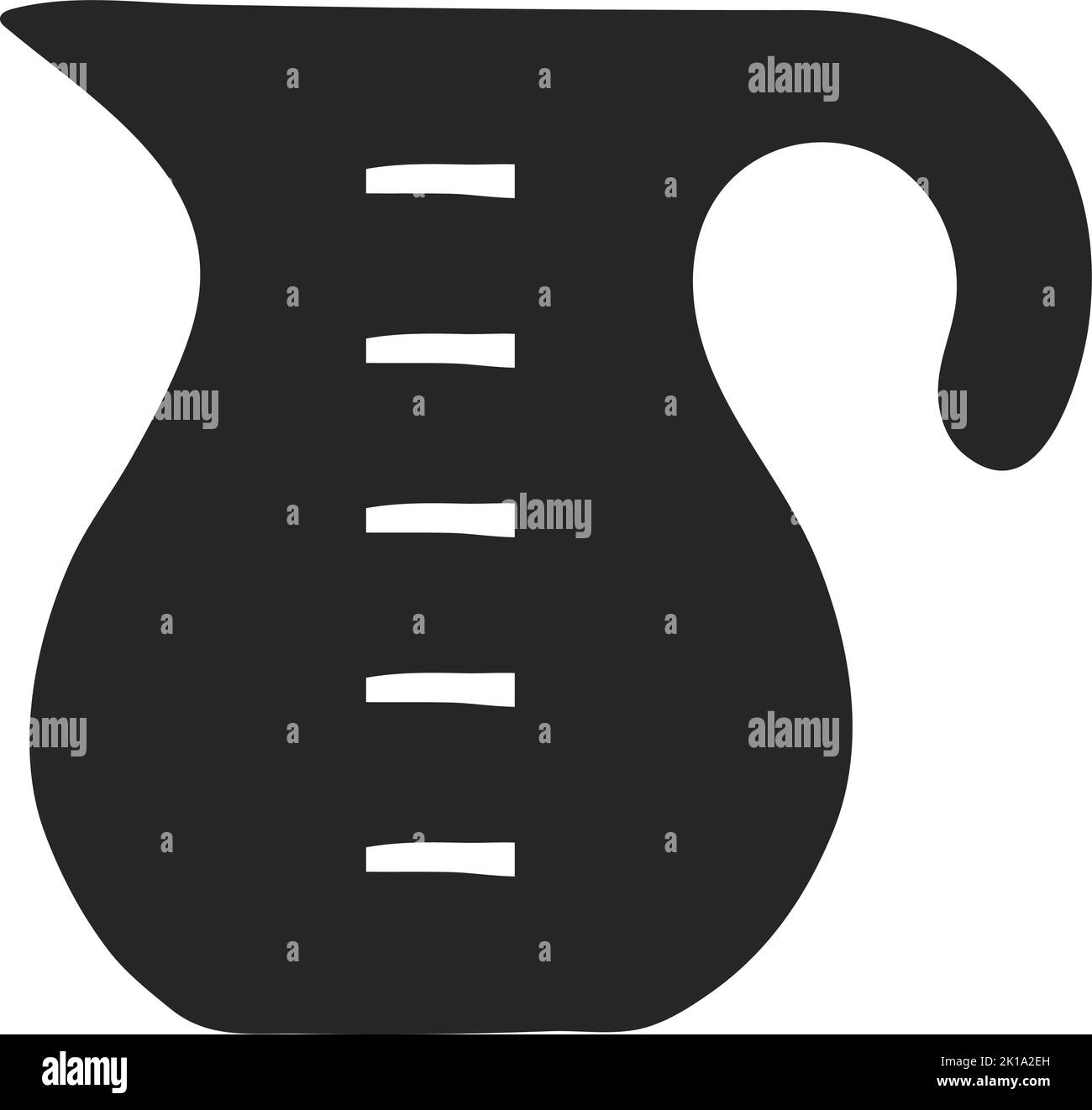 Hand drawn Measure jug vector illustration Stock Vector Image & Art - Alamy