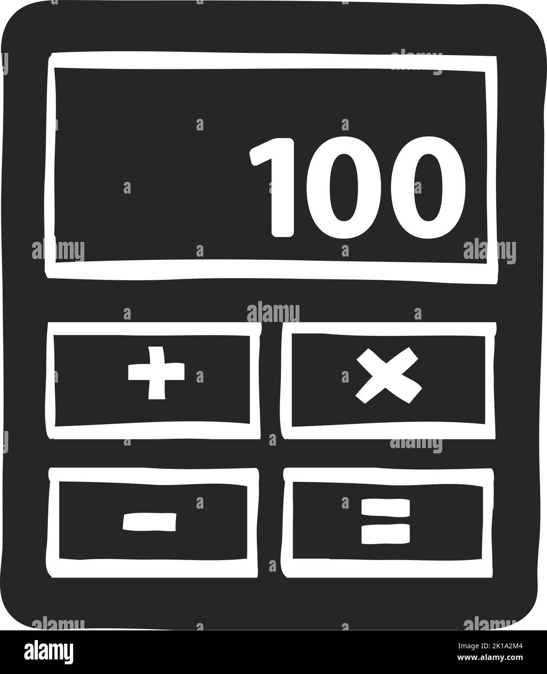 Hand drawn Calculator vector illustration Stock Vector Image & Art - Alamy